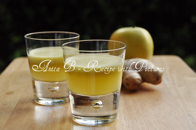 Recipe With Pictures: Apple Ginger Shot