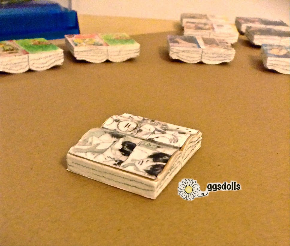 ggsdolls: New Project! Miniature Manga Books!