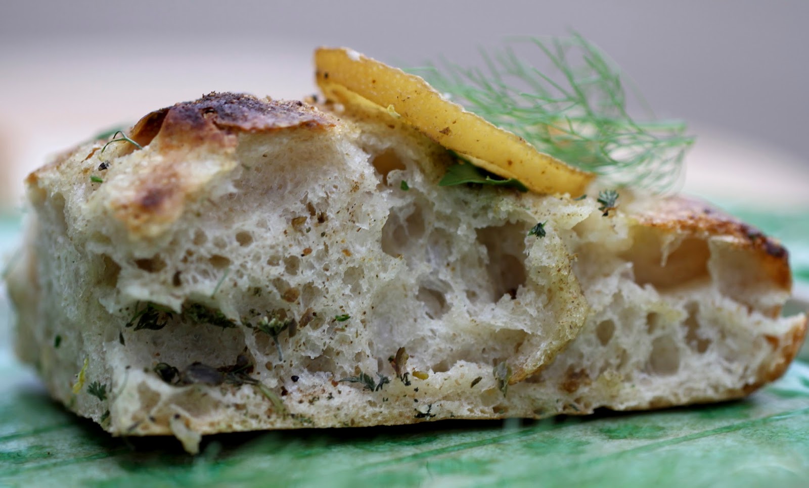 Spring Herbs and Preserved Lemon Focaccia - BBB - Ever Open Sauce