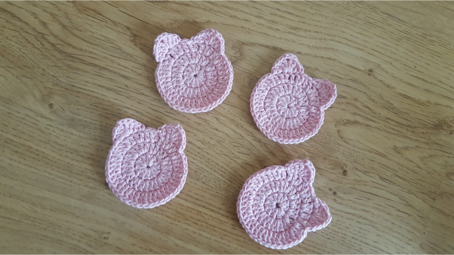 Crochet cat face scrubbies - tutorial and pattern |Keeping it Real