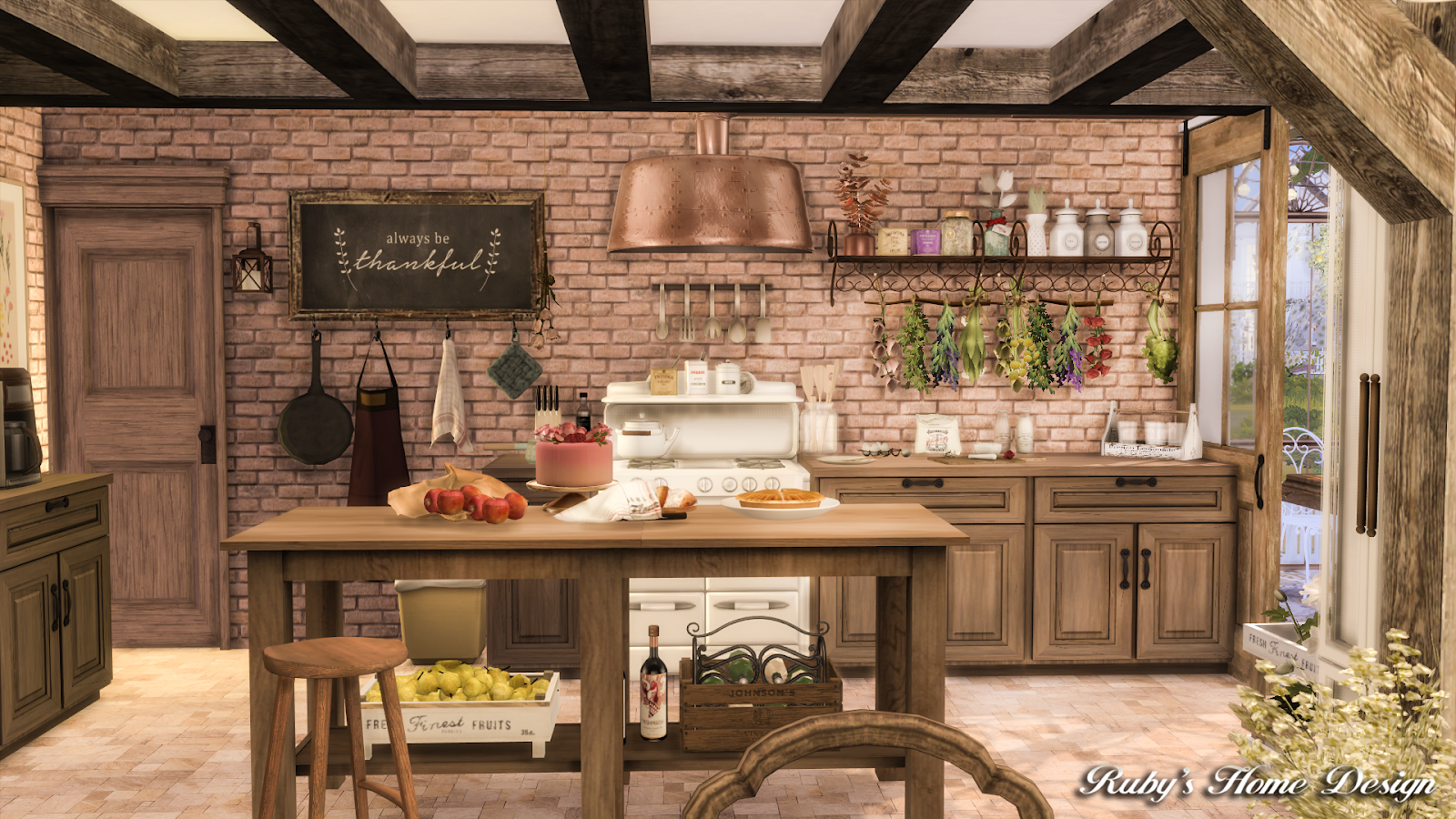 May Release: Sims 4 Country Dreams 鄉村之夢 (Free) [Ruby Red Sims]