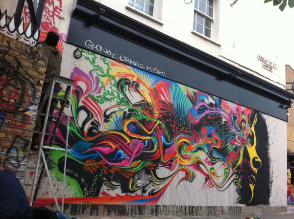 Stinkfish New Mural On Brick Lane, London – StreetArtNews
