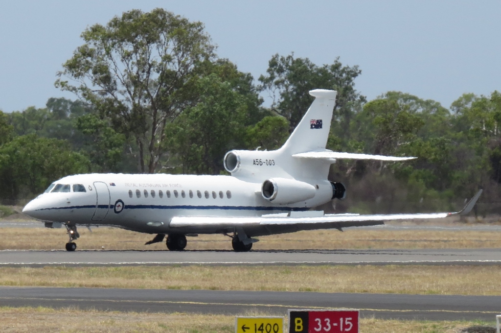 Central Queensland Plane Spotting: RAAF Dassault Falcon 7X Bizjet A56 ...