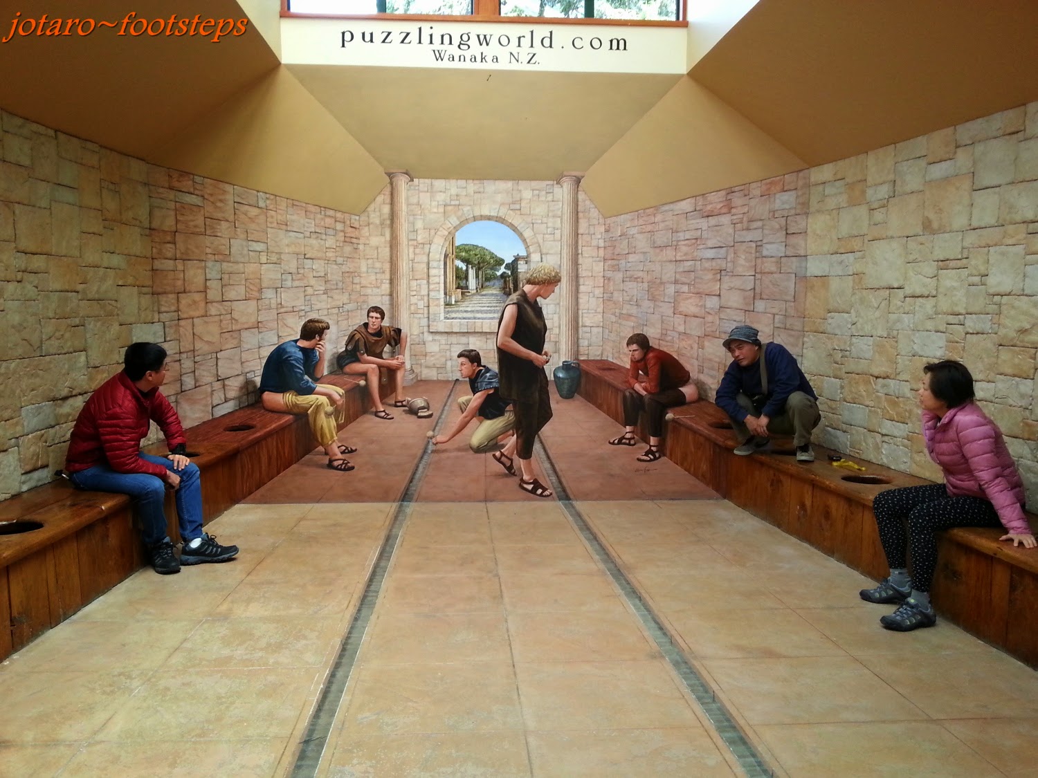 Footsteps - Jotaro's Travels: New Zealand 2014 - Wanaka Puzzling World