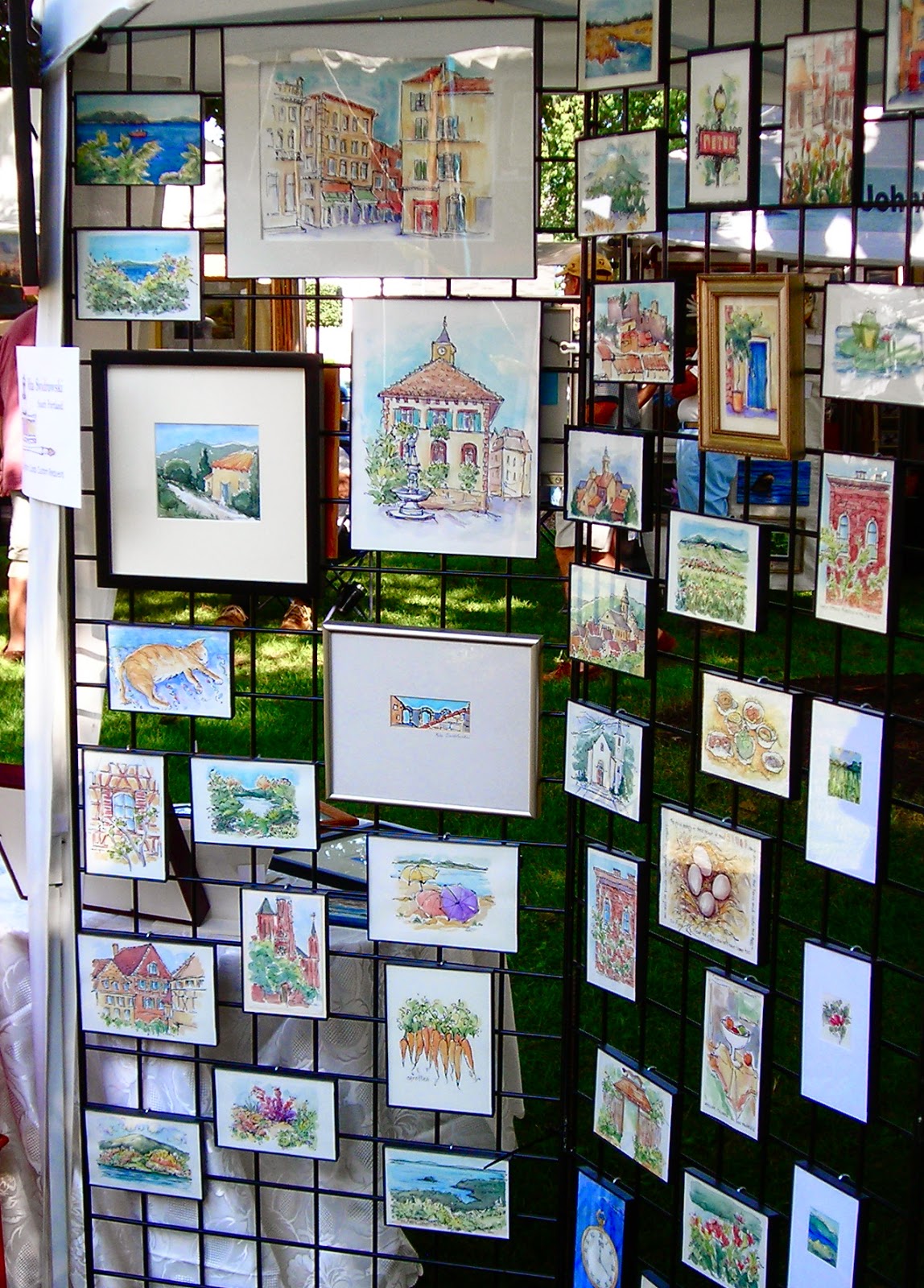 Sketchbook Wandering : Art in the Park