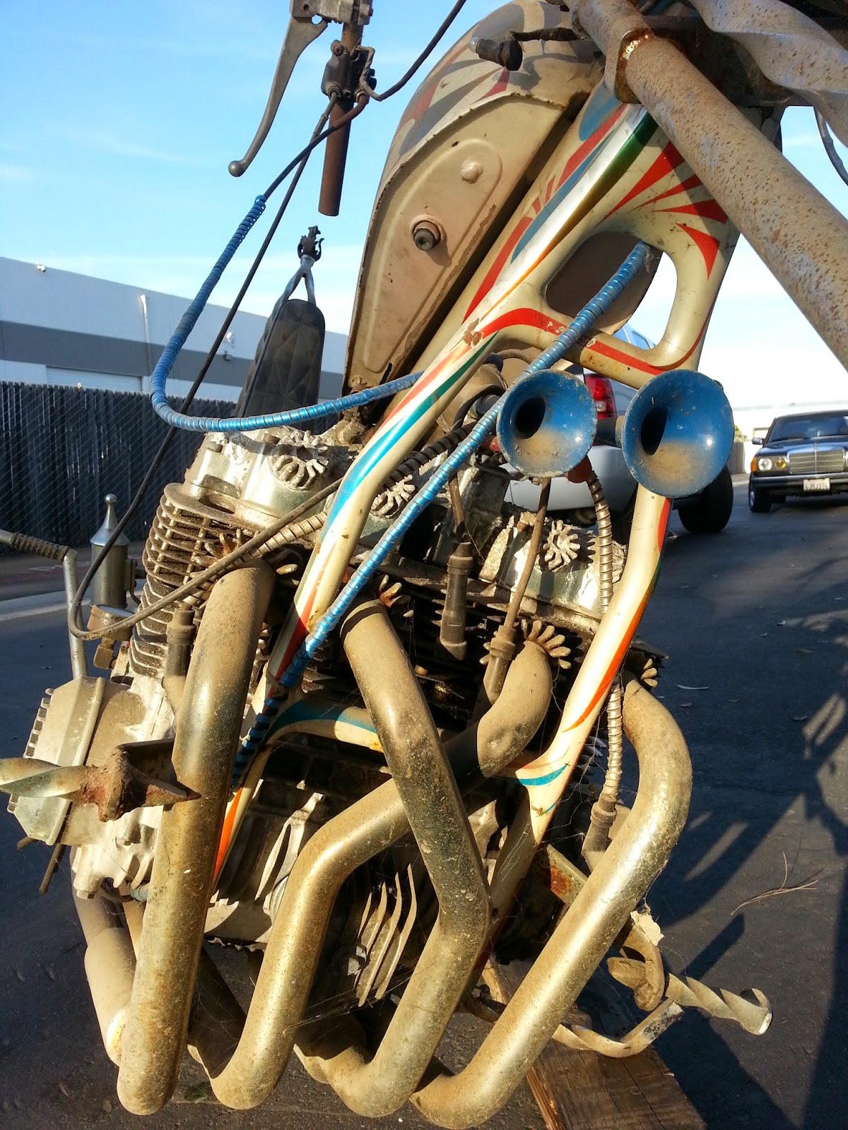 MOTOMO: Couple Of Barn Finds... 1969 Honda CB 750 Chopper And A Dirt Bike