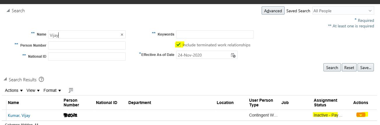 Oracle Applications Blog How To Convert Contingent Worker To Employee In Oracle Fusion