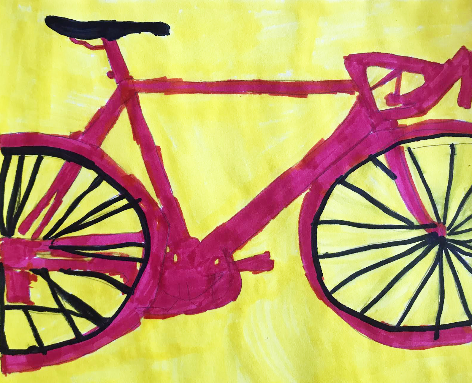 POSITIVE AND NEGATIVE SPACE BICYCLES