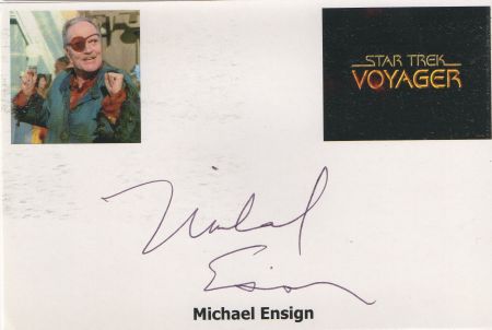 Kiwiautogal's Autographs: Michael Ensign