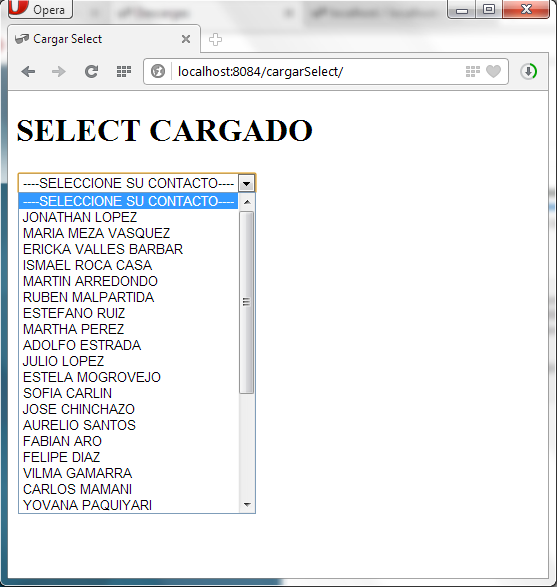 CARGAR SELECT CON REGISTROS DE UNA BASE DE DATOS | PROGRAMANDO A VECES
