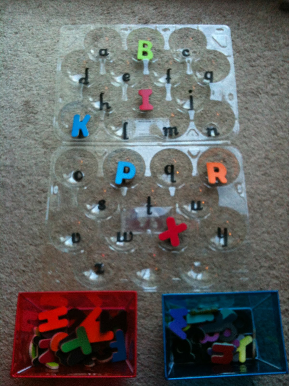 For the Love of Learning: DIY Alphabet Learning Activity