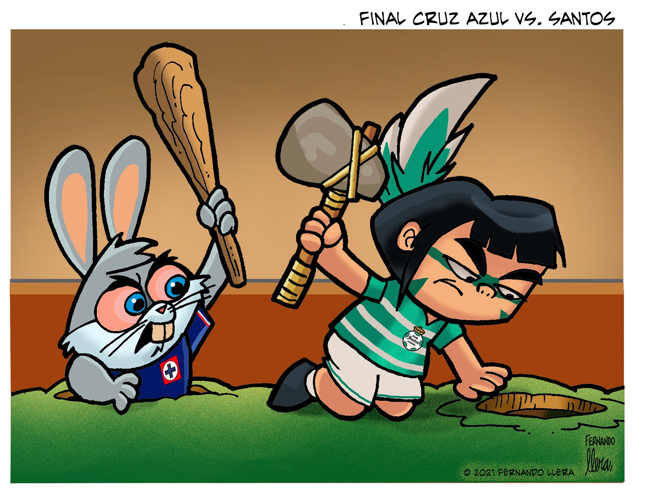 Fernando Llera Blog Cartoons: Cruz Azul is big favorite against Santos ...