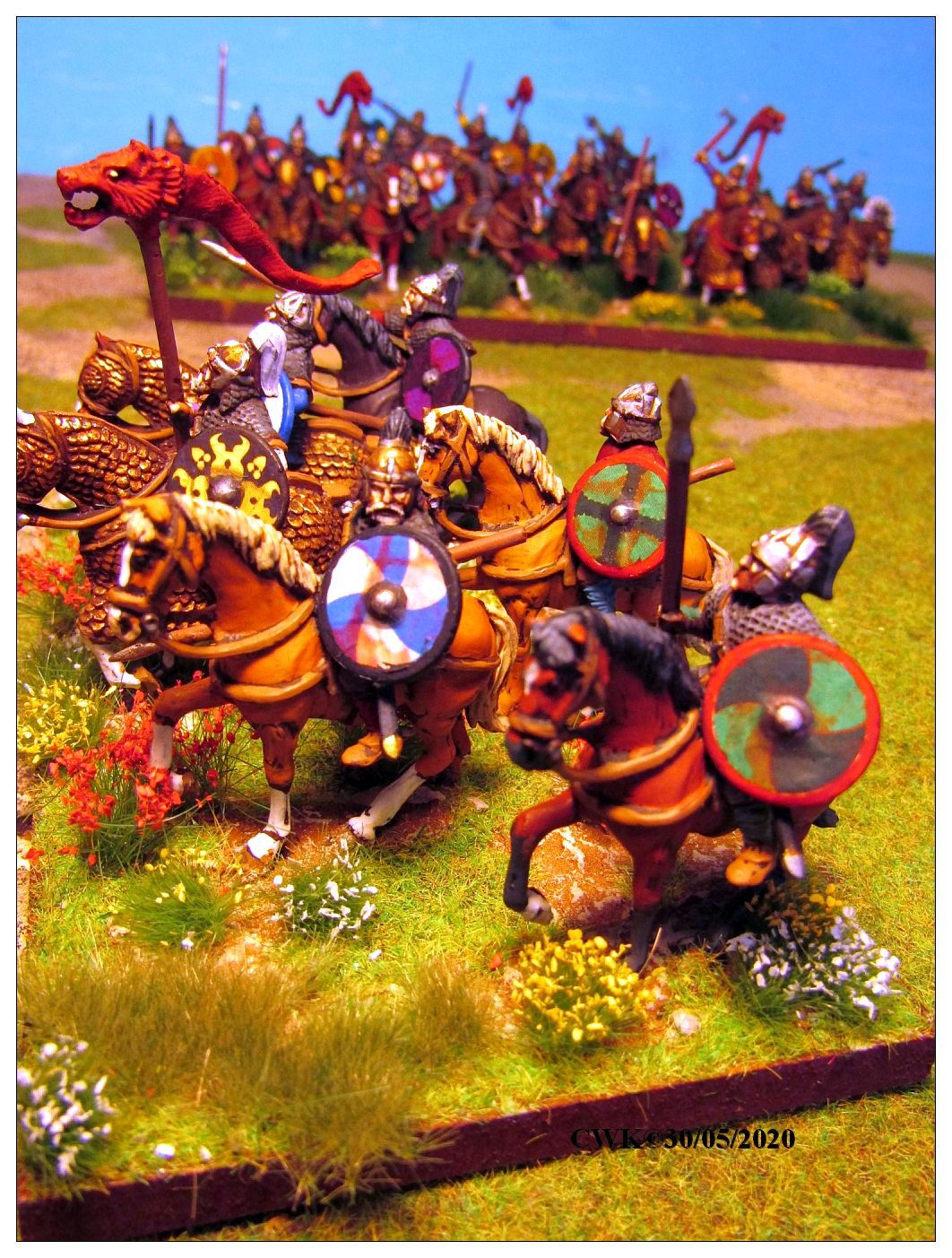Impetus Armies in 28mm: Early Ostrogoths Basic Impetus army ,number five!!!