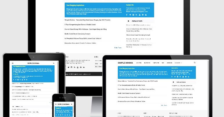 Simple Minima - Template Blog Simple Ringan, Free & Premium | CB Templates