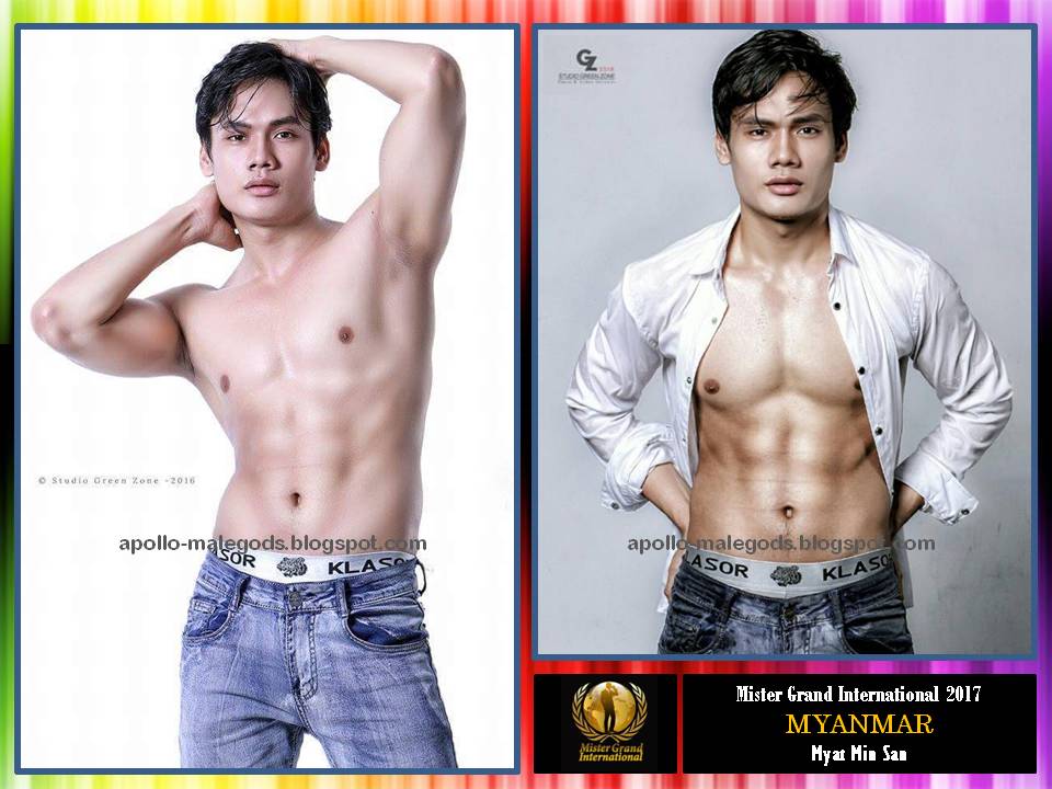 Myat Min San: Mister Grand International Myanmar 2017 | Apollo Male Gods