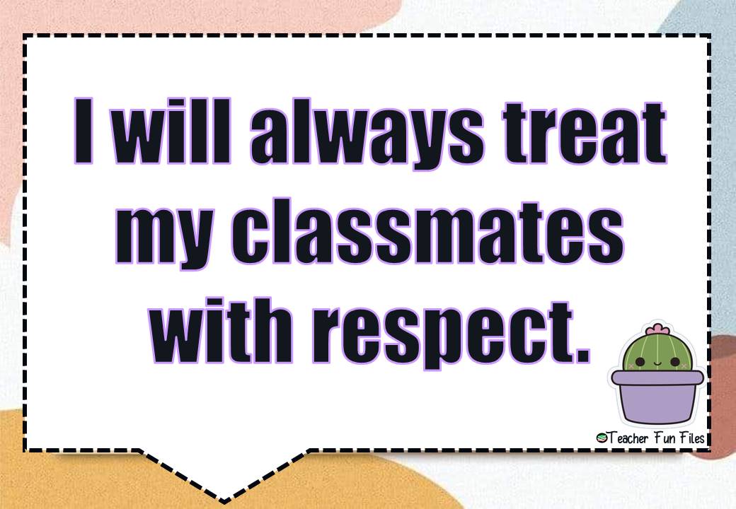 Classroom Rules Flashcards