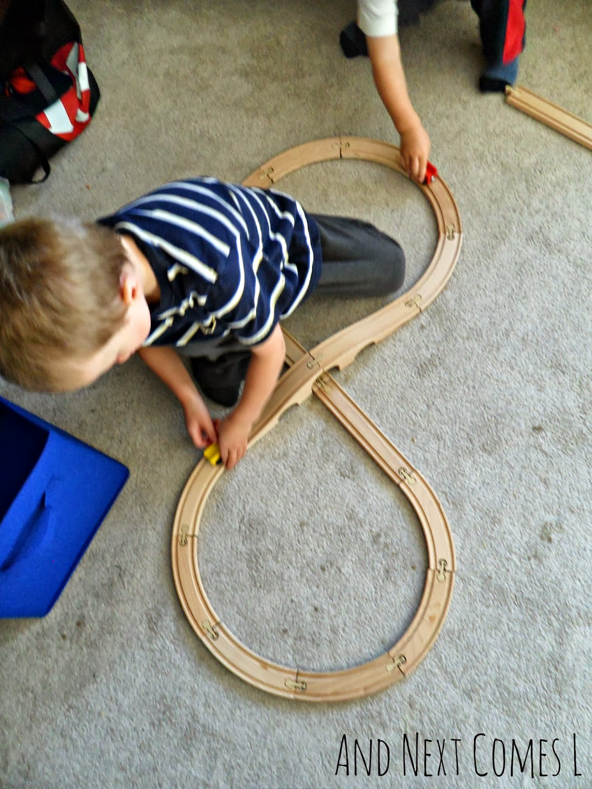 Learning Numbers With Wooden Train Tracks | And Next Comes L ...