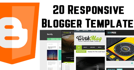 20 Premium Responsive Blogger Templates | Stylify Your Blog