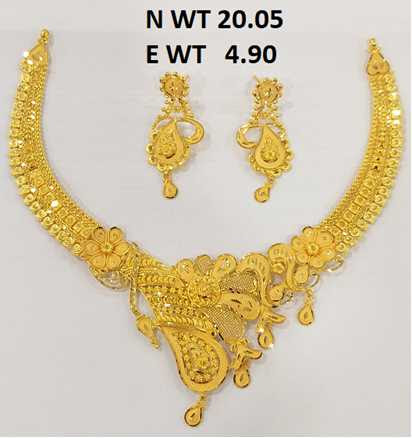 Light Weight Bengali Necklace Designs