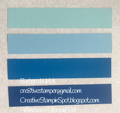 Creative Stampin' Spot: Ombre Stampin' Up! Colors Tutorial
