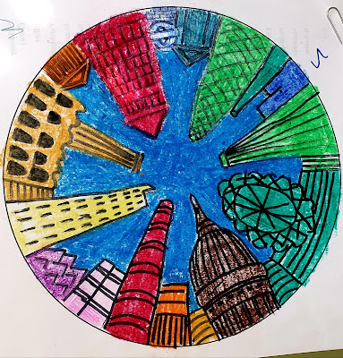 Made in England: Perspective Cityscape Colour Wheels