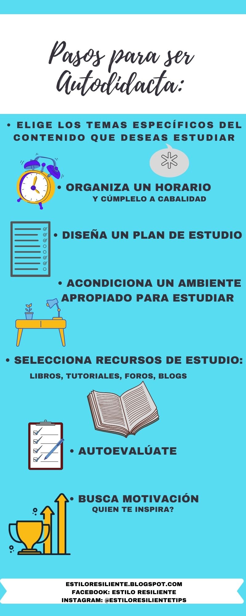 7 pasos para convertirse en Autodidacta (al Estilo Resiliente)