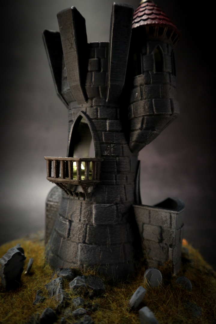 The Haunted Tower | The3Dprinting 3D print Dioramas, Models and Props