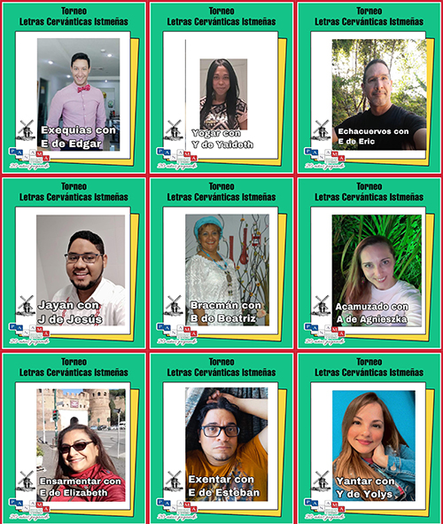 Escribe Léxico: Torneo Letras Cervánticas Istmeñas - Panamá - Participantes