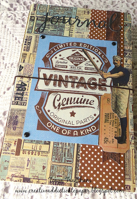 Creative Addiction to Paper: Genuine Vintage Pocket Notebook