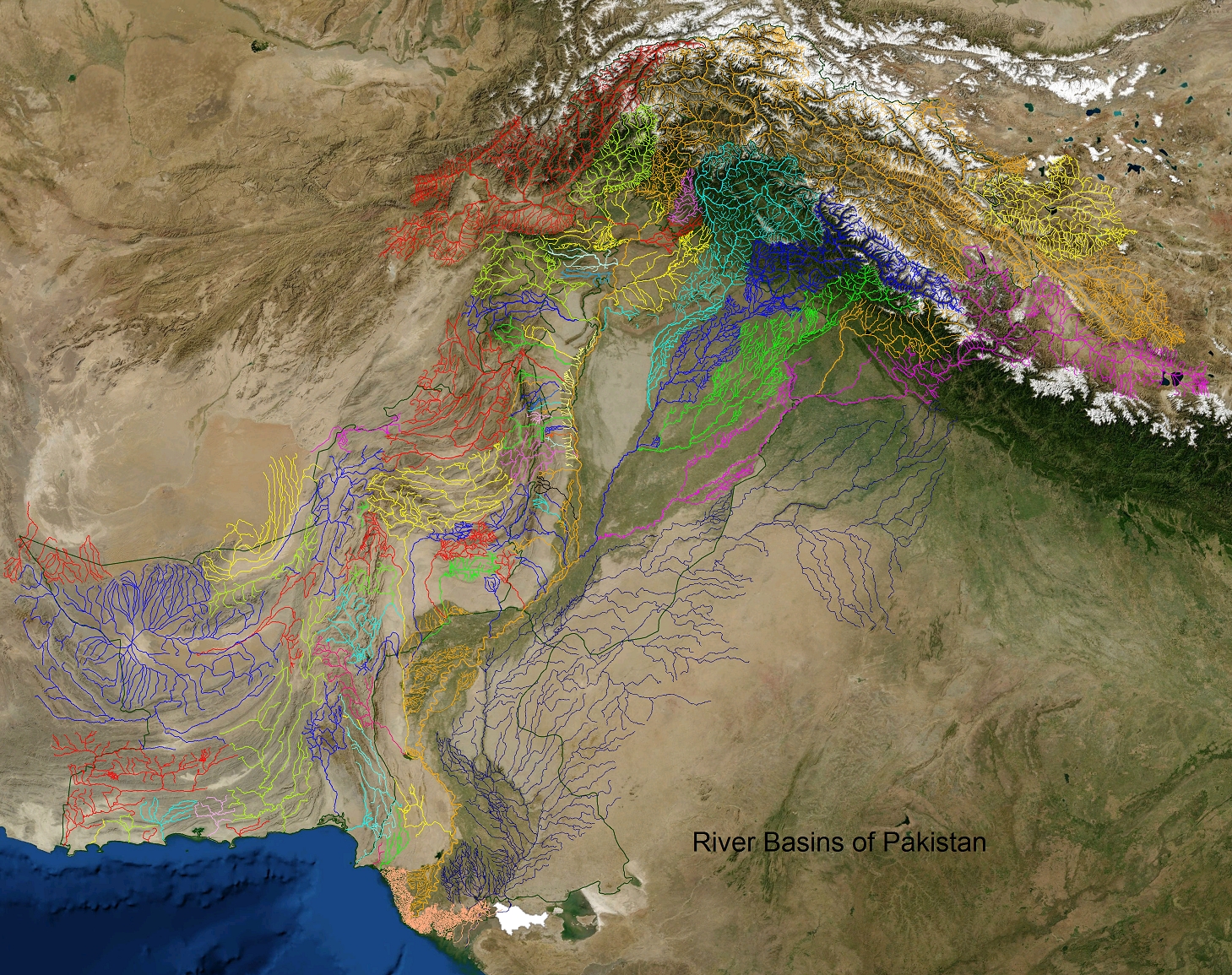 Inam's Water World: A very special map of Pakistan