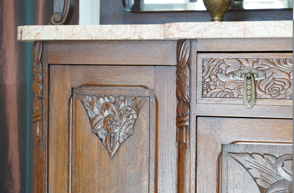 Modern Antyki: [5643] Kredens secesyjny