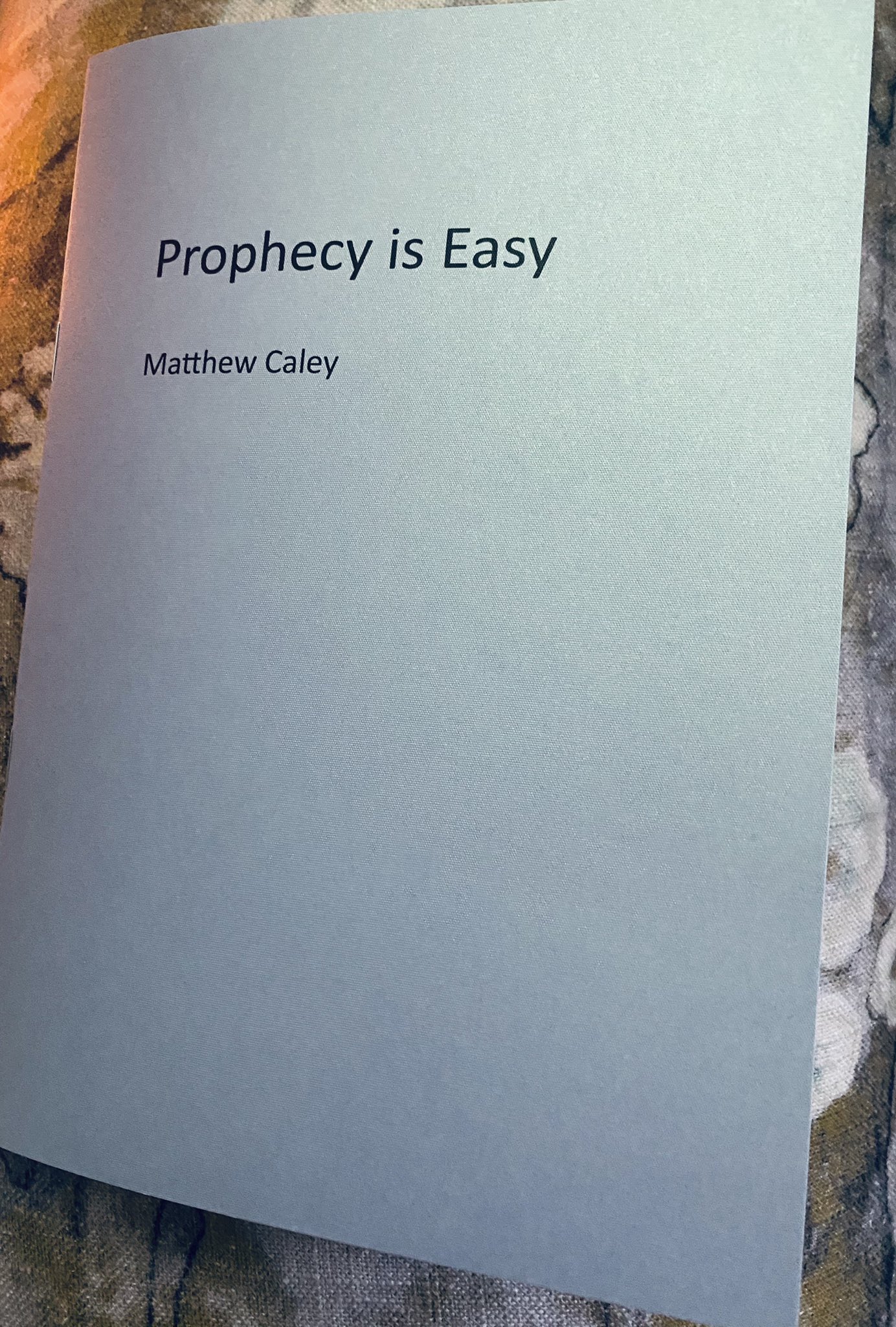Interview with Matthew Caley by Tom Bland