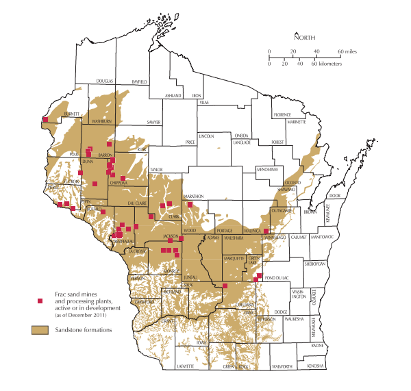 GIS 2 : Sand Mining in Western Wisconsin