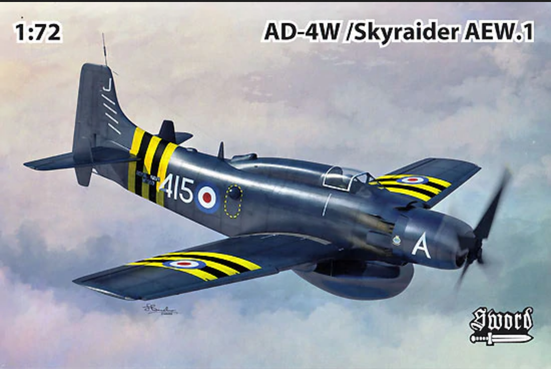 Tailhook Topics: Sword 1/72 Douglas AD-4W Skyraider