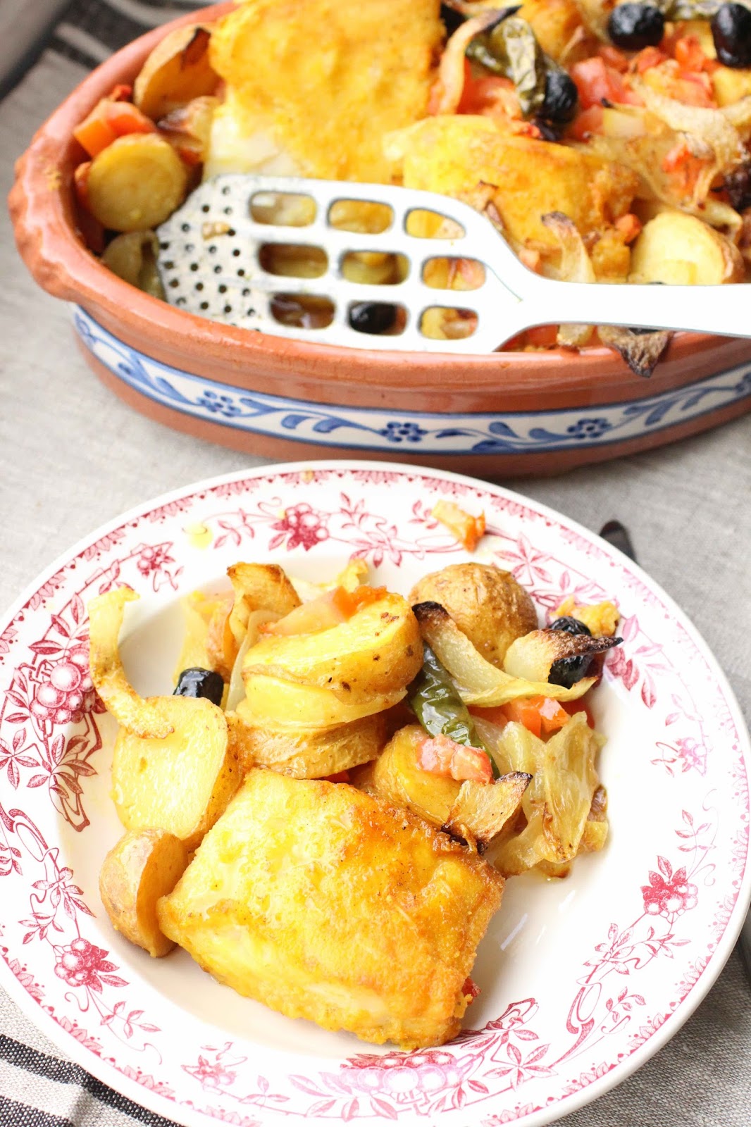 Un peu gay dans les coings...: Morue à la mode de Minho (Bacalhau à ...