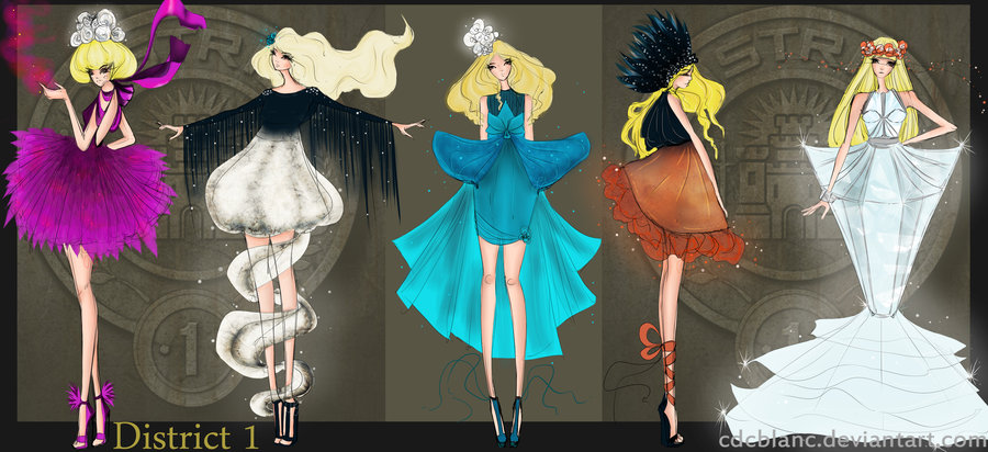 Fashion and Action: Hunger Games Inspired Fashion Designs by Fritz Gebhardt