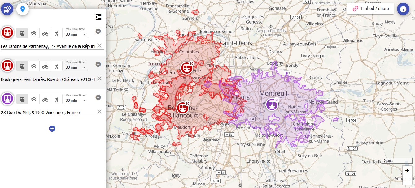 Cartographie numérique: Construire et analyser des cartes isochrones