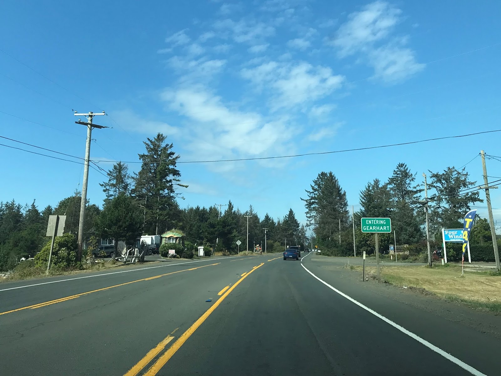 US Route 101 from Cannon Beach, Oregon over the Columbia River via the ...