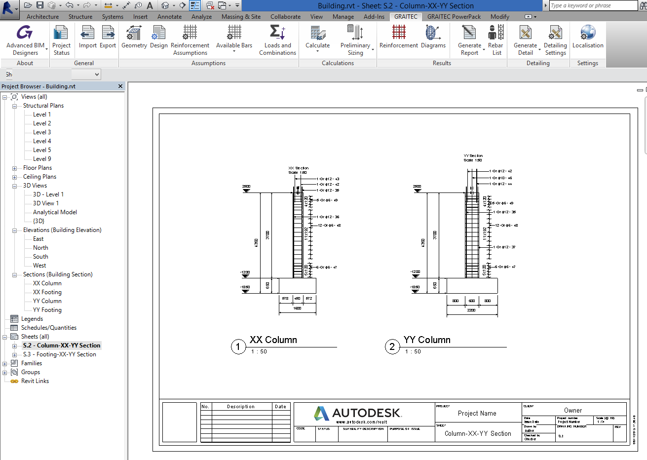 Revit Add-Ons: Reinforced Concrete BIM Designers for Revit