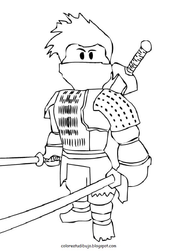 Dibujos de ROBLOX para colorear y pintar🎮 - COLOREA TUS DIBUJOS