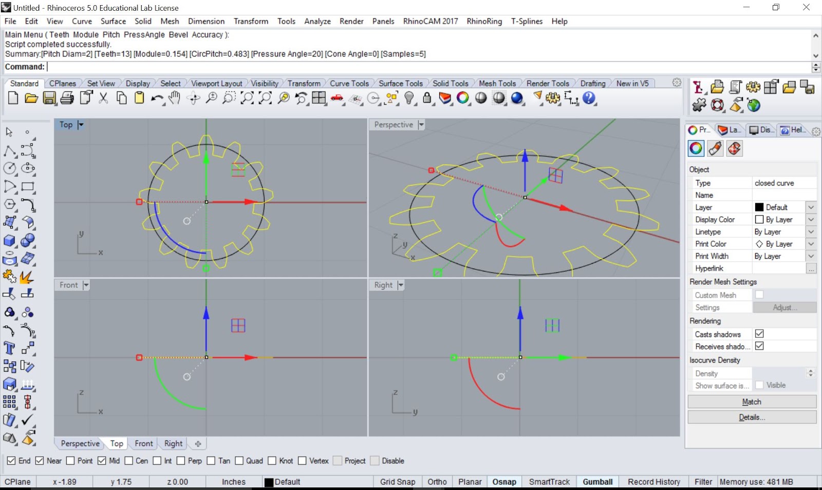 handverker: rhino gear gen script