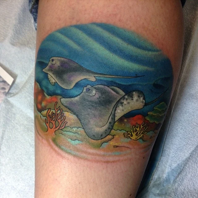 Tatuajes de mantarraya y su Significado
