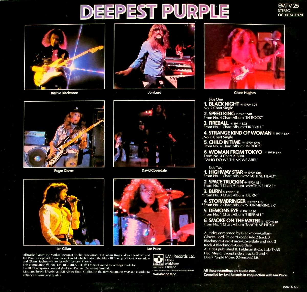 Classic Rock Covers Database: Deep Purple - Deepest Purple: The Very ...
