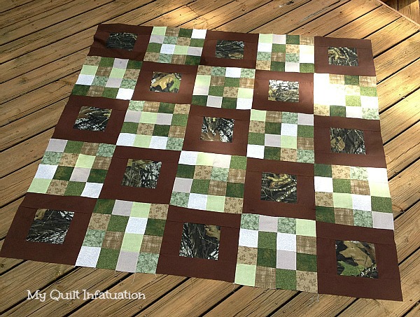 My Quilt Infatuation: An Outdoorsman's Quilt