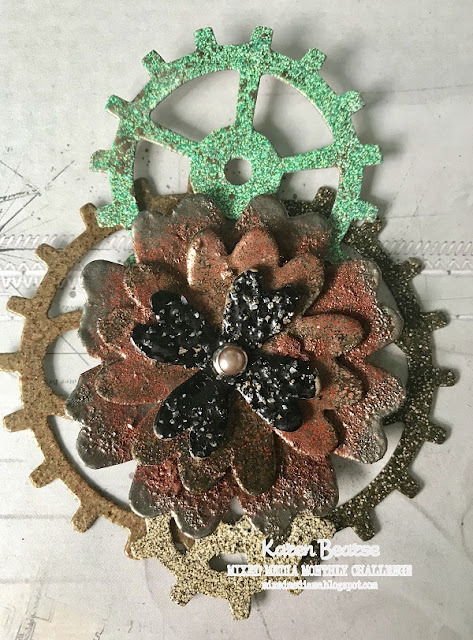 Karen Bearse Designs: Experimenting with Rust Emboss & Emerald Creek