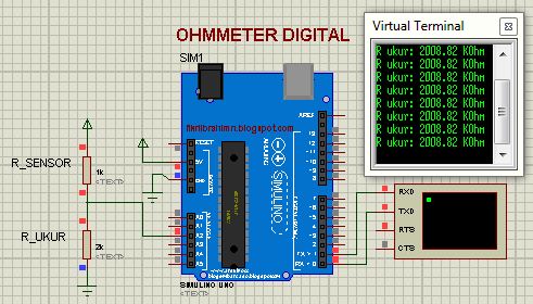 CARA MEMBUAT OHM METER DIGITAL MENGGUNAKAN ARDUINO - FIKRI IBRAHIM N