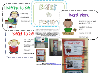 Stickers and Stars:: Free Daily 5 (plus 1) Posters!