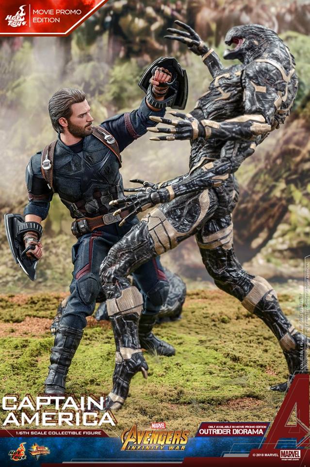 SNEAK PEEK : "Avengers: Infinity War" - 'Cap' vs 'The Outrider'