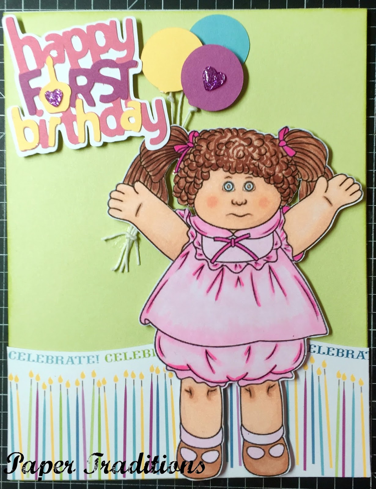 Paper Traditions: Cabbage Patch Card