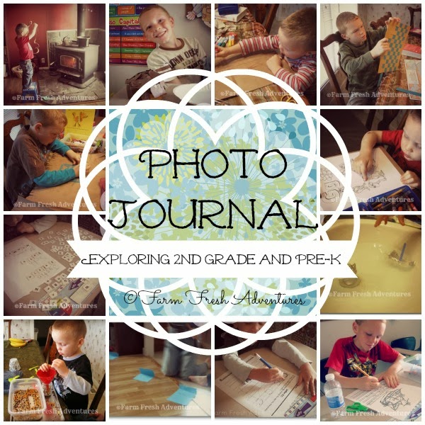 Farm Fresh Adventures: Homeschool Photo Journal of Second Grade and PreK